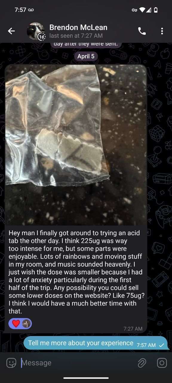 Buy LSD Tabs & Buy Gel Tabs | 1P-LSD | 225 UGs